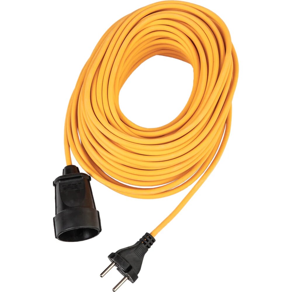 Космос Удлинитель шнур 30м 1 гнездо ПВС 2x0.75 мм 10A 220В 2200Вт Россия УХ10 YSHKsm30m-1g(10A)S