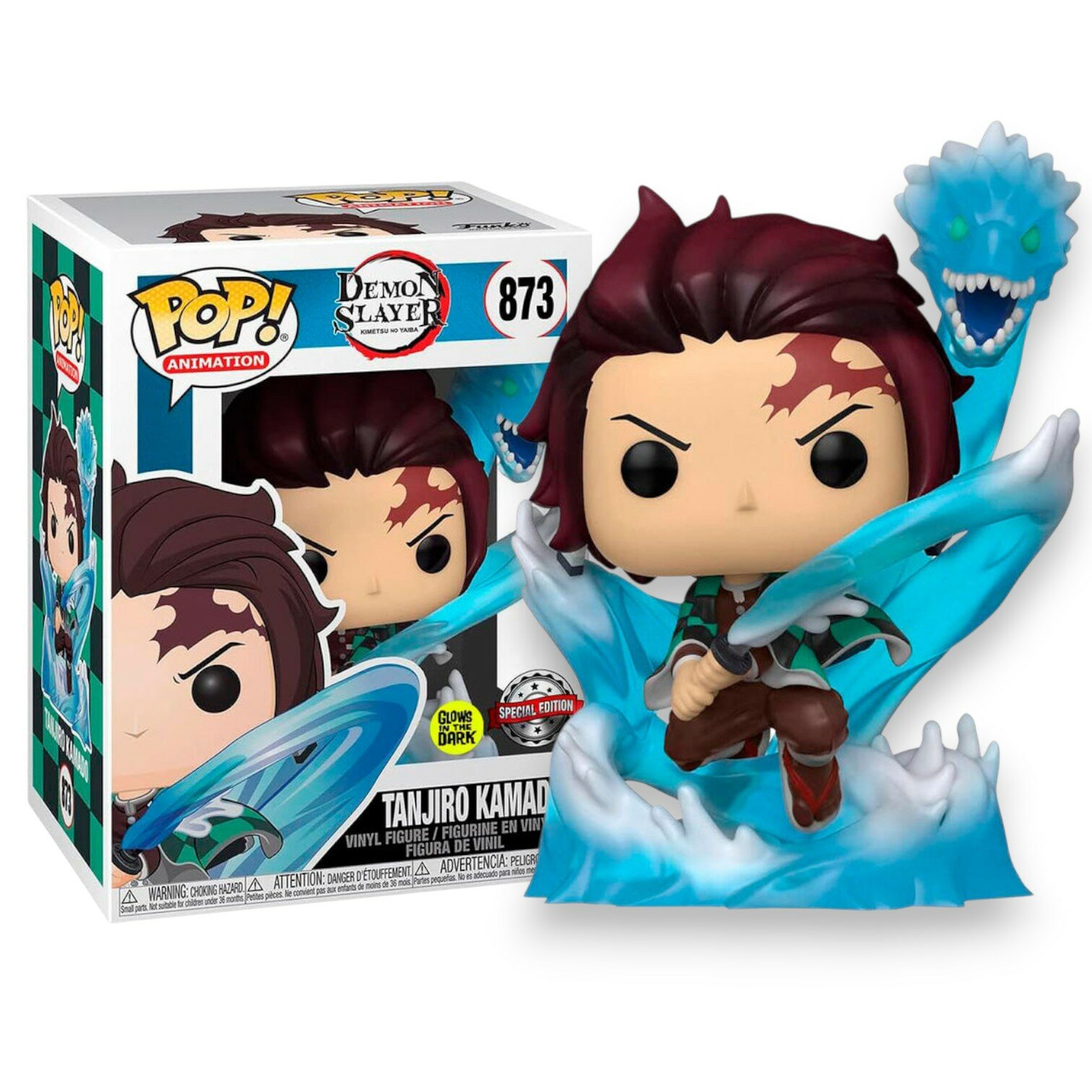 Фигурка Funko Pop! коллекционная Танзиро Камадо "Demon Slayer" Эксклюзив 873, оригинал (Фигурка Фанко Поп)