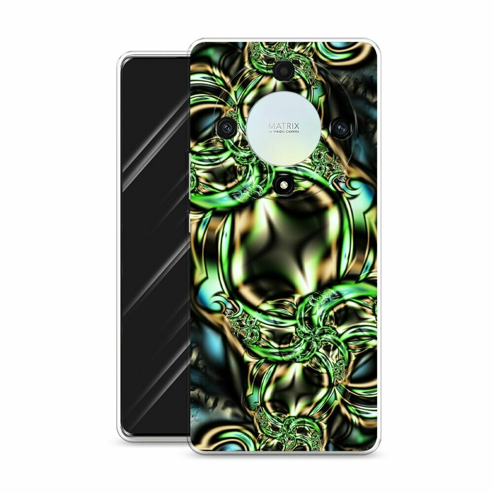Силиконовый чехол на Honor X9A / Хонор X9A с принтом Абстракция 18 — фото 1