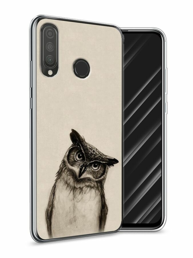 Чехол на Huawei P30 Lite/Honor 20S/20 Lite (2020) / Хуавей P30 Лайт с принтом "Сова"
