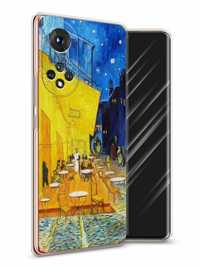 Чехол на Honor 50/Huawei Nova 9 / Хонор 50/Хуавей Нова 9 с принтом "Ван Гог Желтый дом"