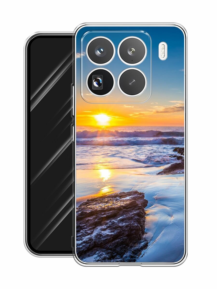 Силиконовый чехол на Xiaomi 15 Pro / Сяоми 15 Про с принтом "Восход 6" — фото 1