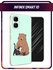 Чехол на Infinix Smart 10 / Инфиникс Смарт 10 с принтом "Медведь и кошка дружба"