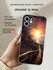 Чехол на Apple iPhone 12 mini / Айфон 12 Мини с принтом "Мост у воды"
