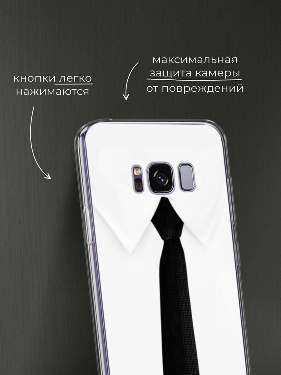 Чехол на Samsung Galaxy S8 + / Самсунг Галакси С8 Плюс с принтом "Галстук" — фото 1