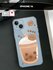 Чехол на Apple iPhone 14 / Айфон 14 с принтом "Кофе 2", прозрачный