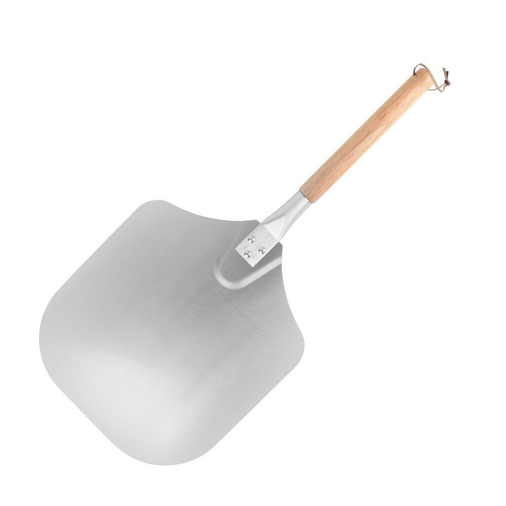 Алюминиевая лопатка для пиццы с деревянной ручкой, для выпекания