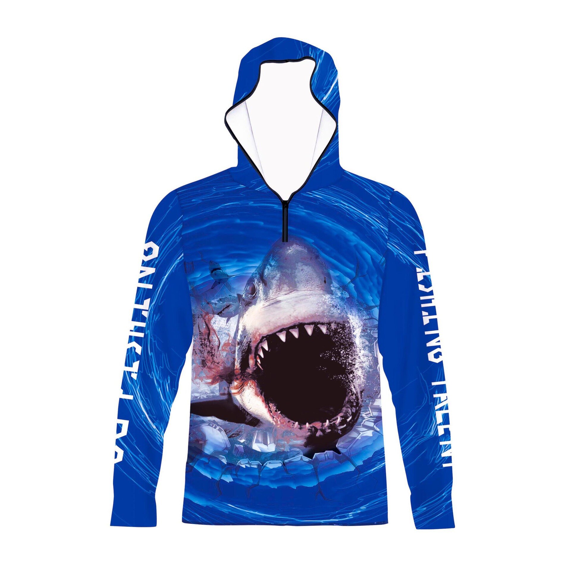 Одежда, мужская, для рыбалки, с капюшоном, с длинными рукавами, BC0103, размер L, 160-180 кг