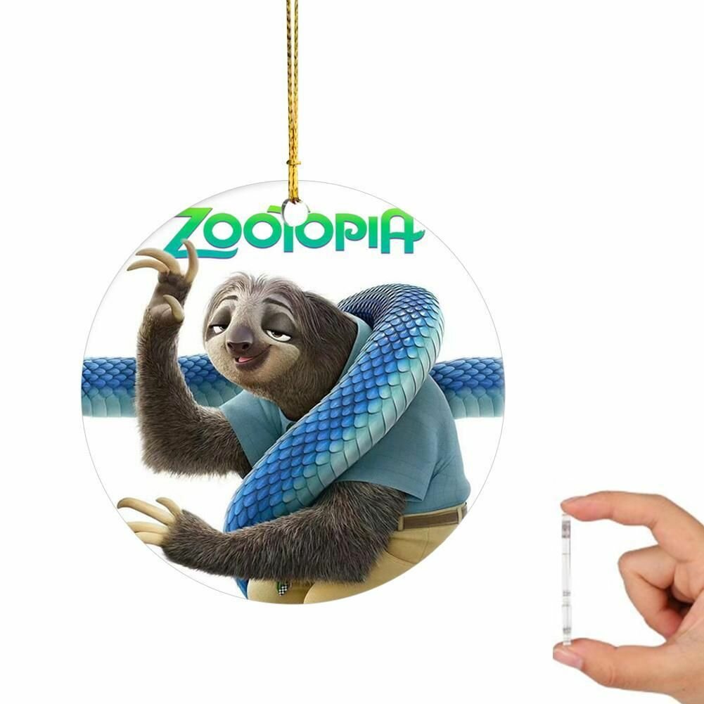 Акриловый декоративный кулон Crazy Animal City 2D толщиной 8 см