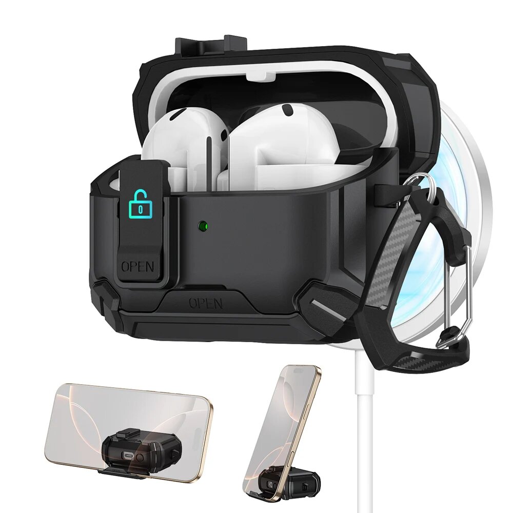 KEYSION чехол для AirPods Pro 3 черный
