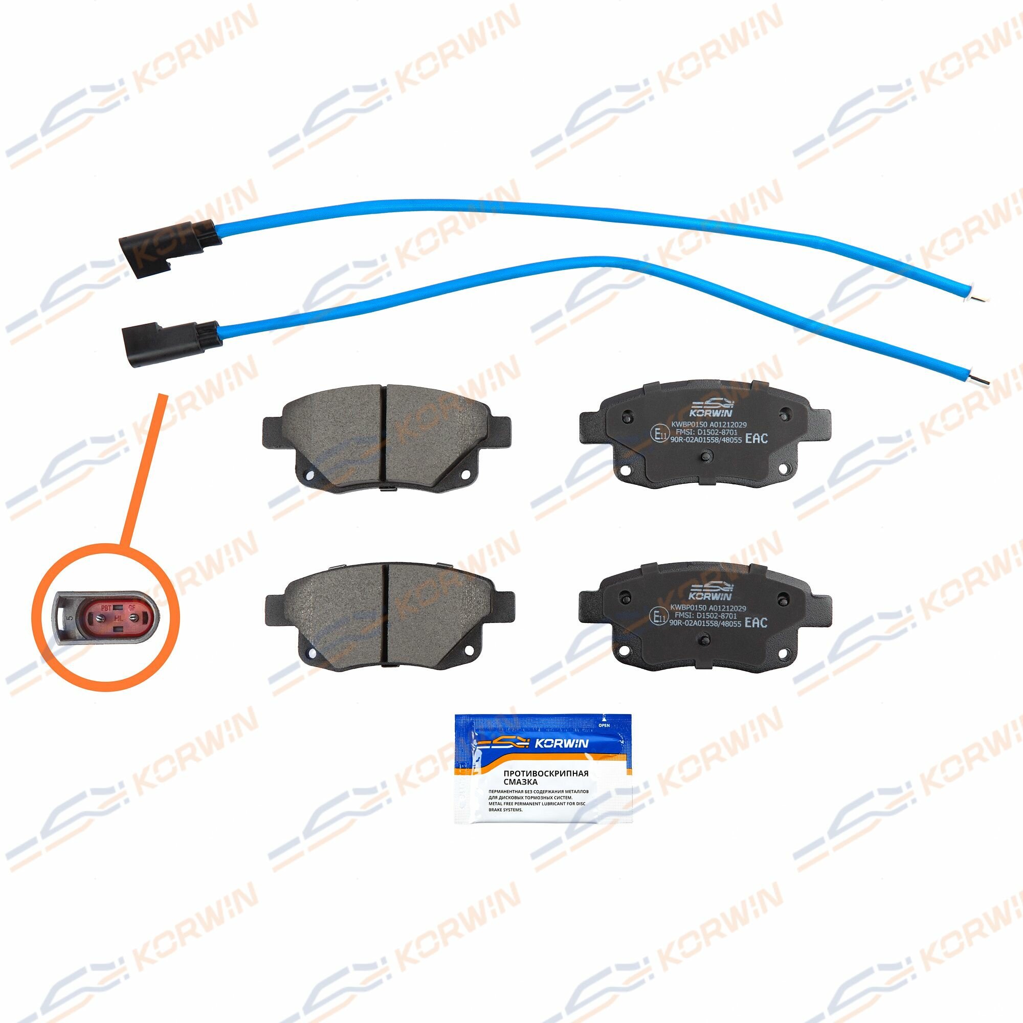 Колодки тормозные зад. Ford Transit 06-/Tourneo Connect 02-/Transit Connect 02-