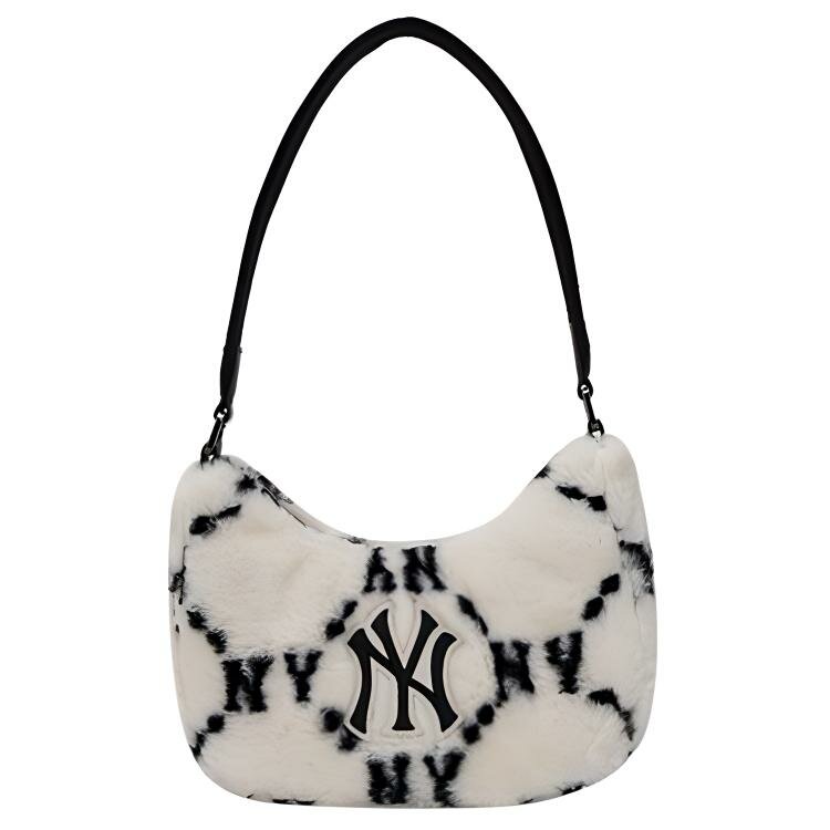 Сумка кросс-боди Сумка через плечо женская MLB New York Yankees плюшевая из искусственного меха