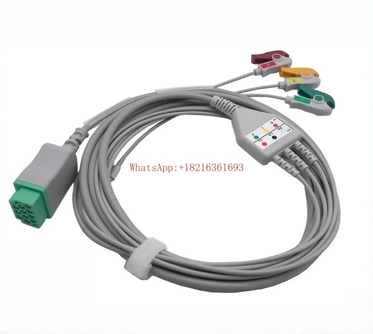 Кабель ЭКГ 11-контактный 3-проводной для GE Maguire Monitor Dash PRO 2000/4000