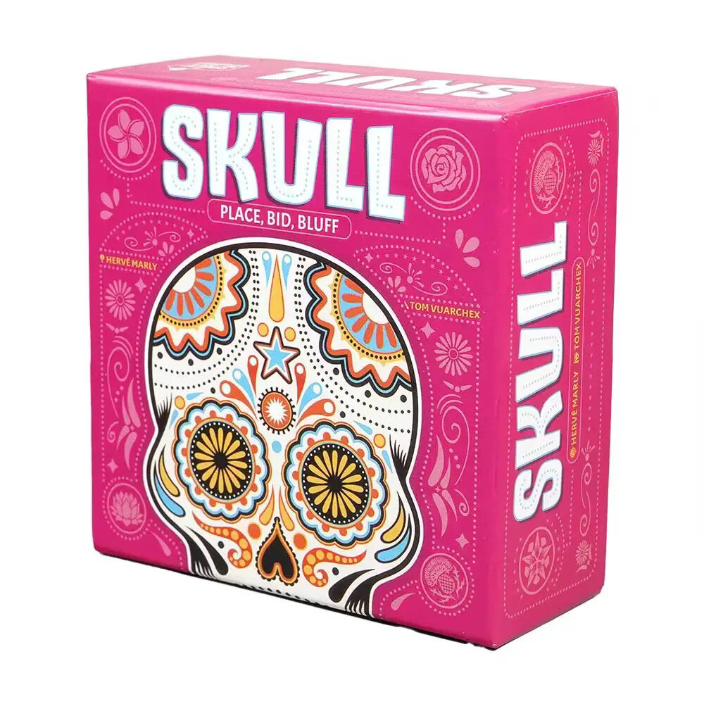 Настольная карточная игра на английском языке, карточная игра для вечеринок «Король черепов», настольная игра с картами черепов.