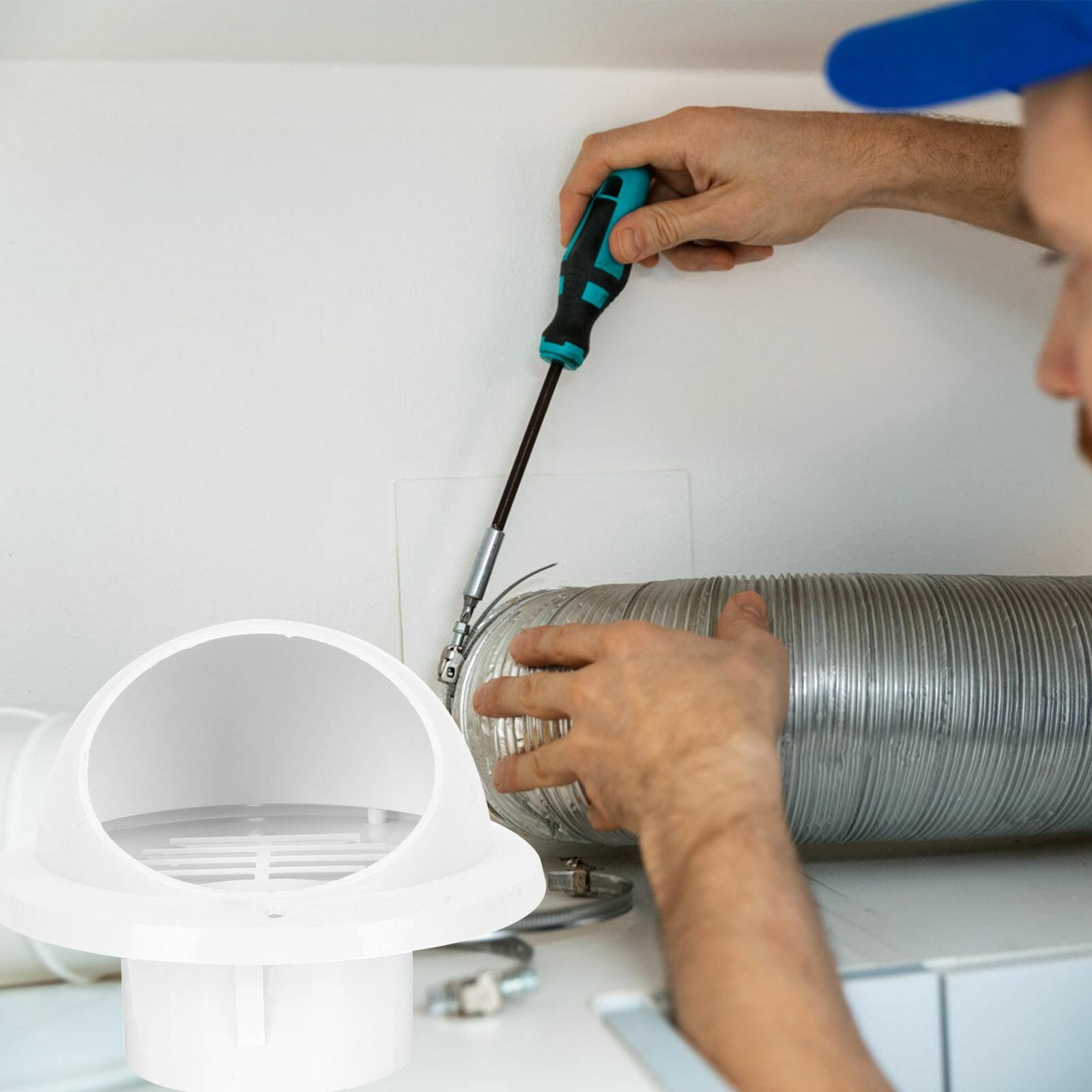 Дефлекторы для вытяжки из высококачественного ПВХ, защита от осадков, комплект из пяти изделий