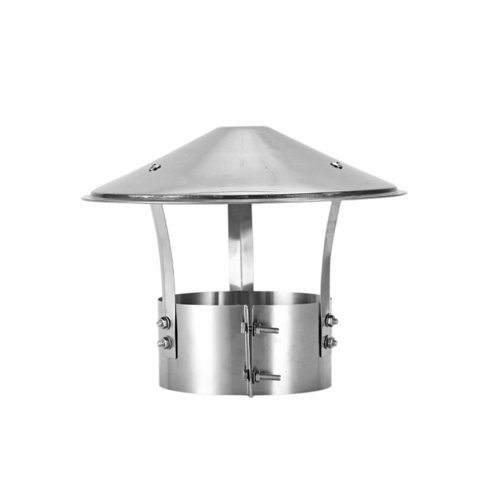 Круглая насадка на дымоход из нержавеющей стали, - 160mm