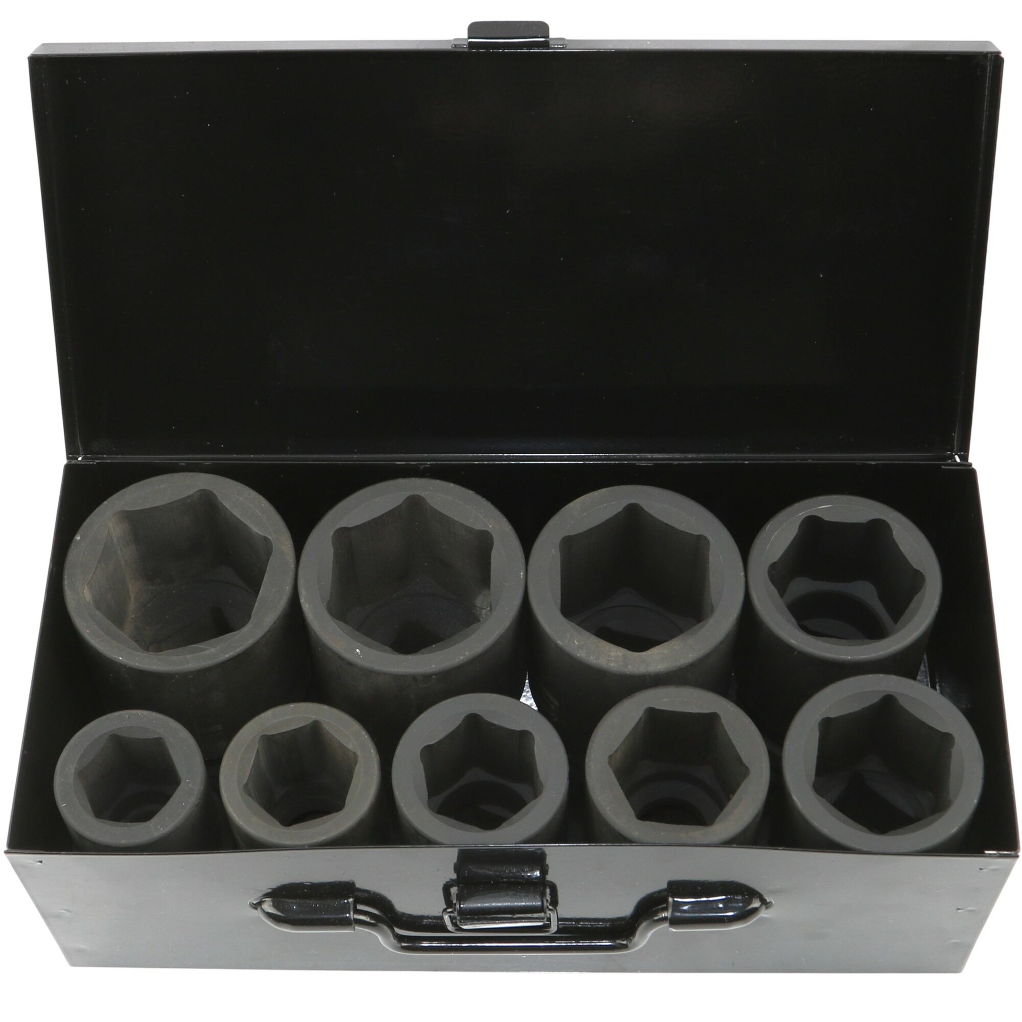 GARWIN PRO 626556-9 Набор ударных головок дюймовых 1", 90 мм, 9 пр, 1" - 2"