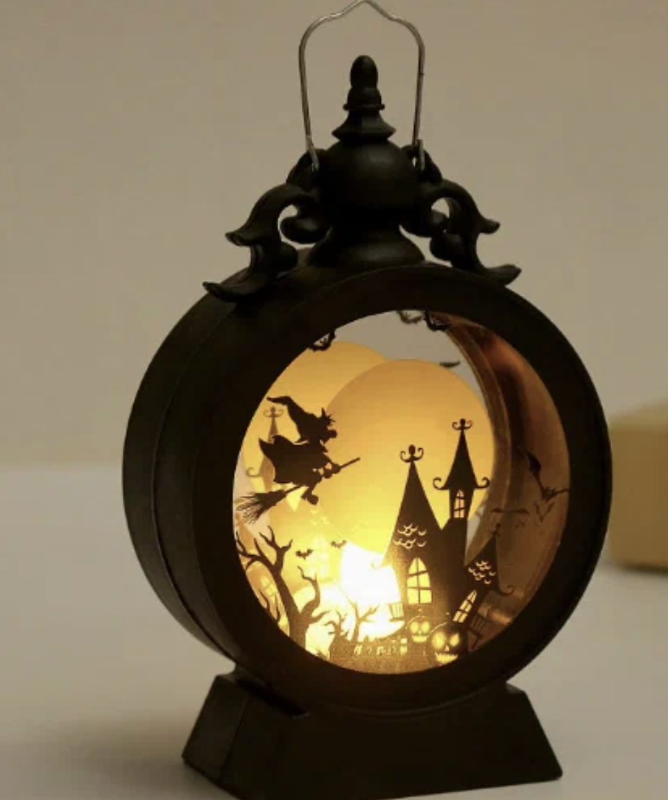Украшение для Хэллоуина, ветряная лампа, креативный ночник, 9,5 *15 см, стиль ведьмы