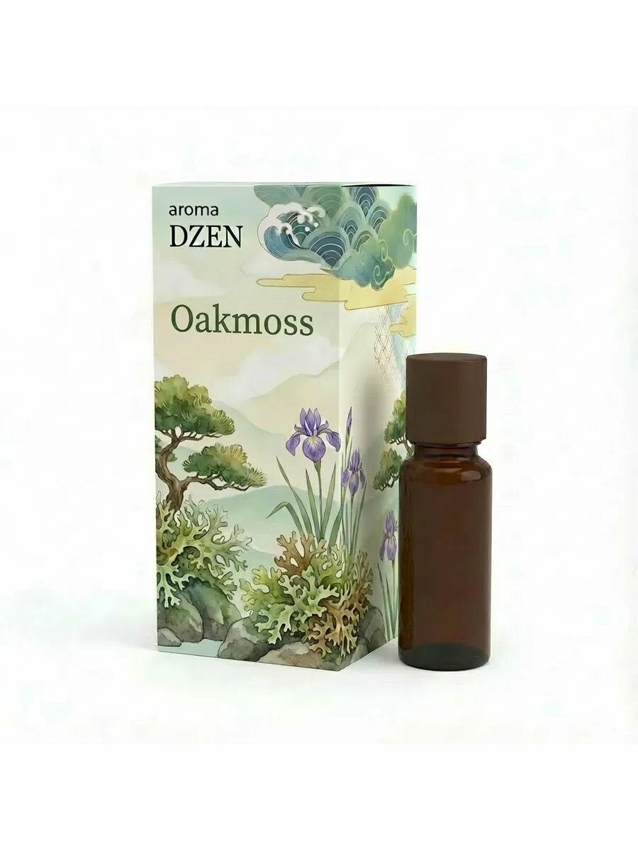 Эфирное масло роллер Смесь дубового мха Aroma Dzen 5мл для ароматерапии, бани, йоги