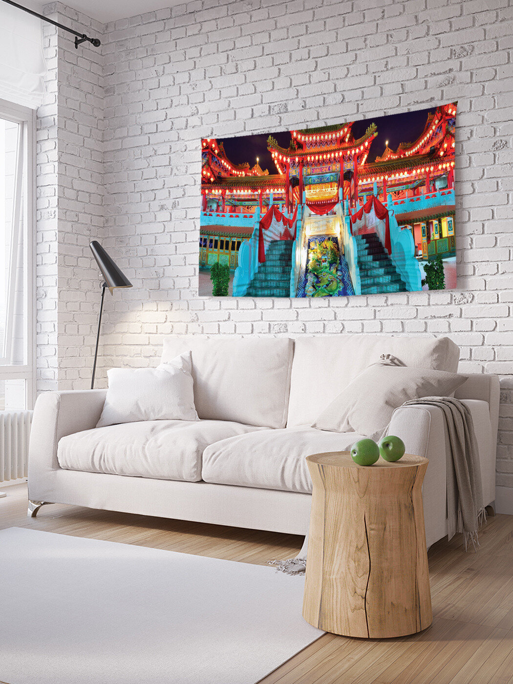 Горизонтальное фотопанно на стену "Китайский декор", 150x200 см