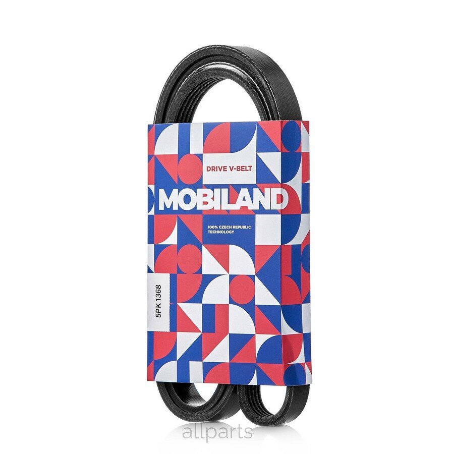 MOBILAND 501251368 Ремень 5PK1368 (EPDM) для а/м MITSUBISHI GALANT VIII универсал (EA_), OPEL COMBO Tour, CORSA D (S07)