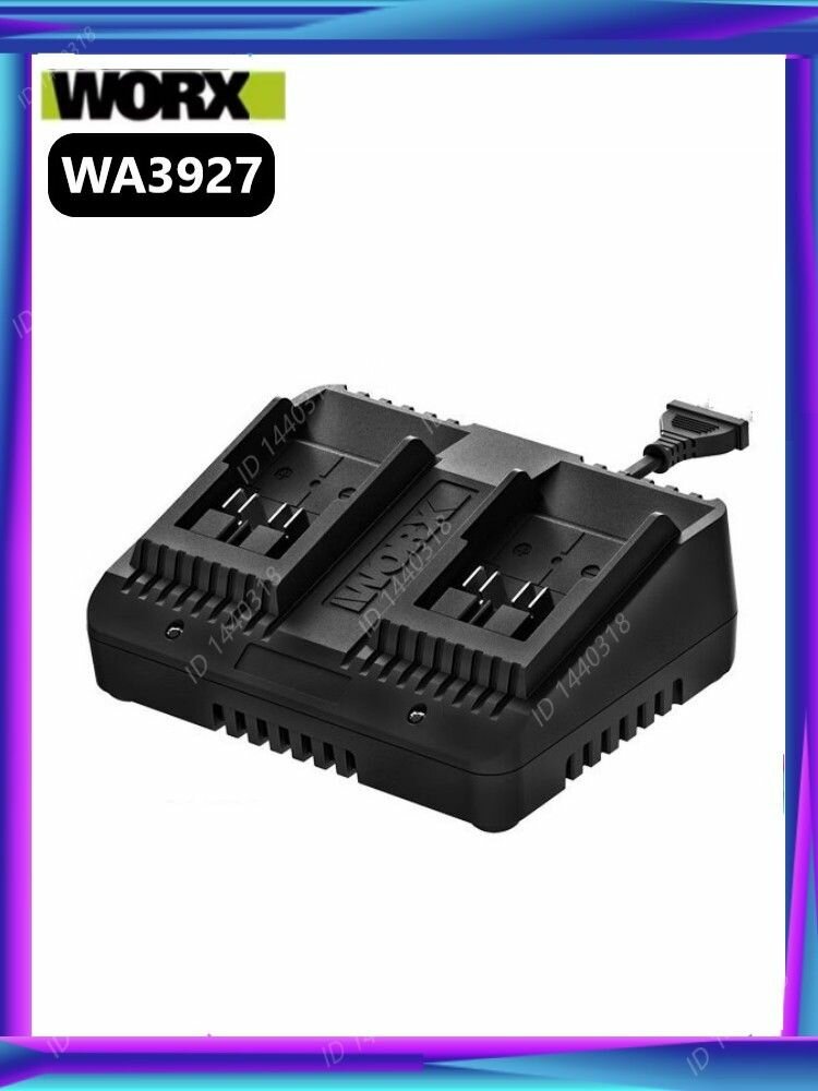 WORX WA3927 20В, 2Aч, Зарядное устройство , Для аккумуляторов для электроинструментов Worx 20V Green