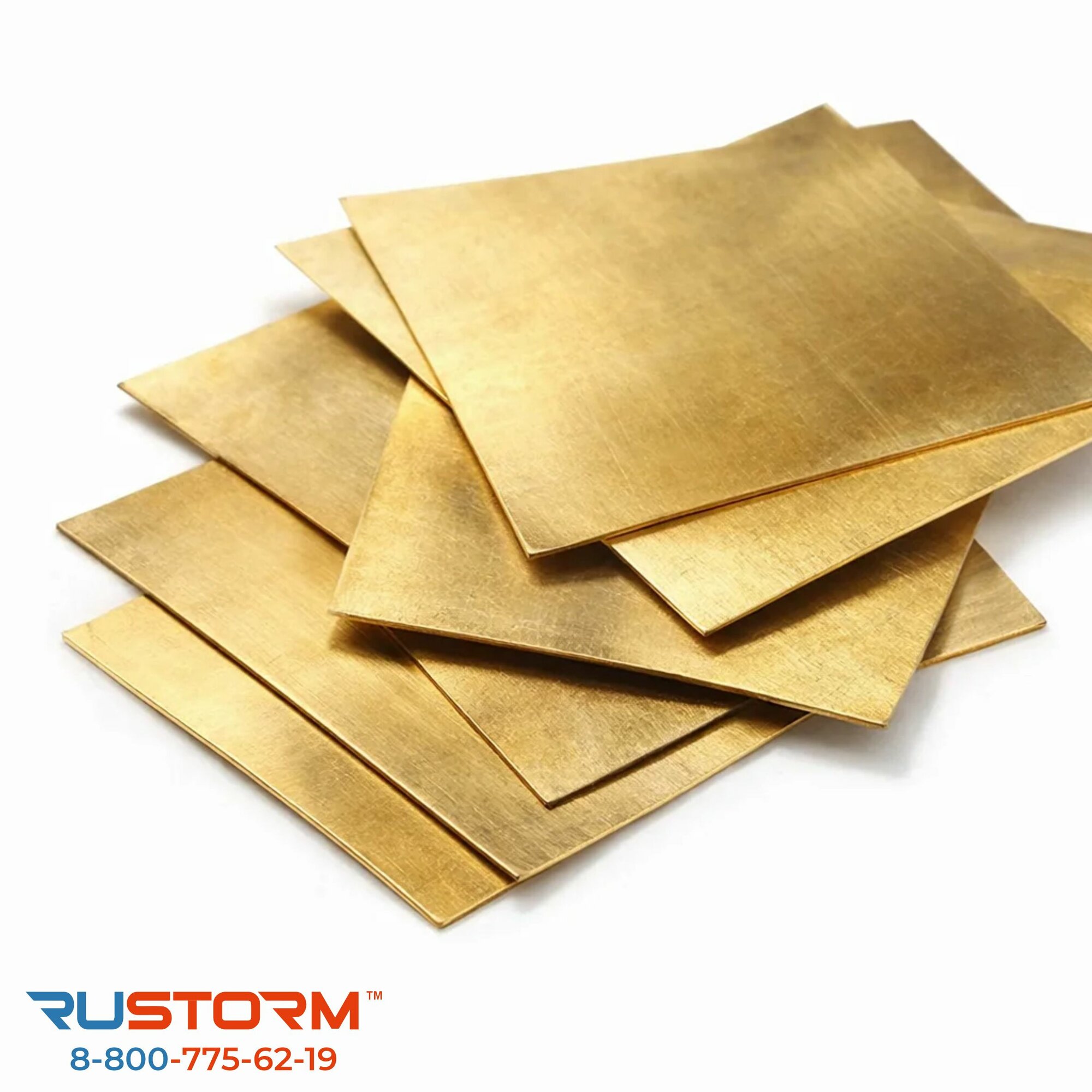 Лист бронзовый 2х100х50 мм БрАМц9-2 заготовка (пластина)