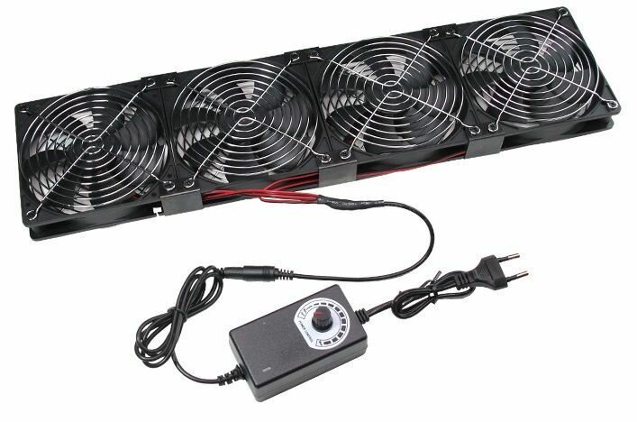 Охлаждающий вентилятор с регулировкой оборотов, четверной