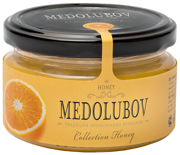 Крем-мед Medolubov с апельсином, 300 г, 250 мл — купить в интернет ...