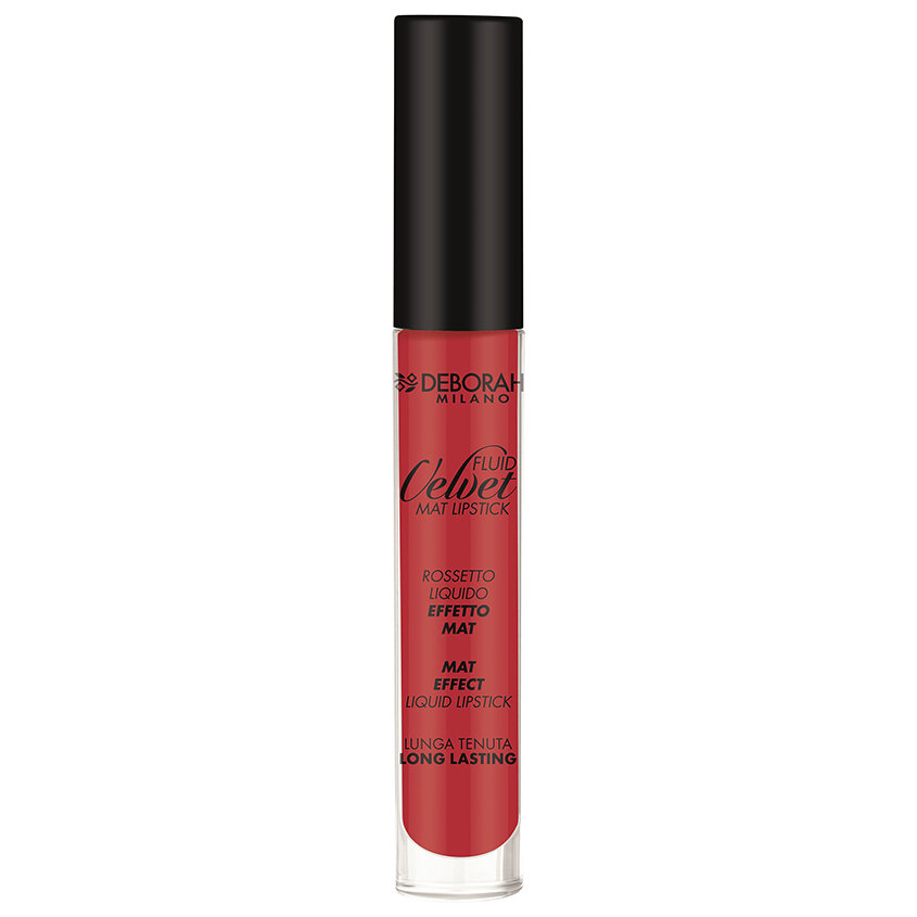 Помада для губ DEBORAH FLUID VELVET MAT LIPSTICK матовая жидкая тон 06 культовый красный
