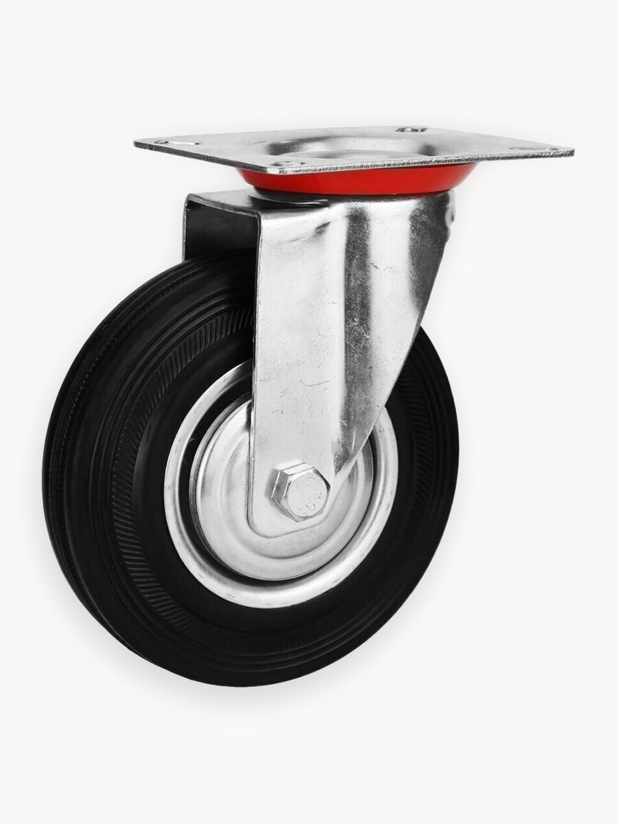 Колесо промышленное поворотное HD-75мм/50kg комплект из 4х штук.