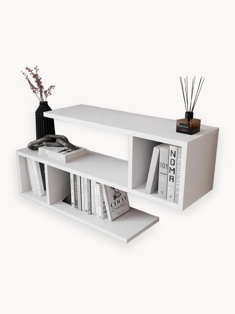 Полка навесная белая №5 Эко