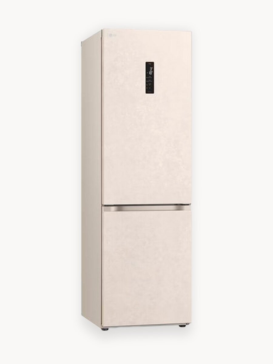 Холодильник LG GC-B459FEPW - 374 л, A++, DoorCooling+, инверторный мотор, Total No Frost, бежевый