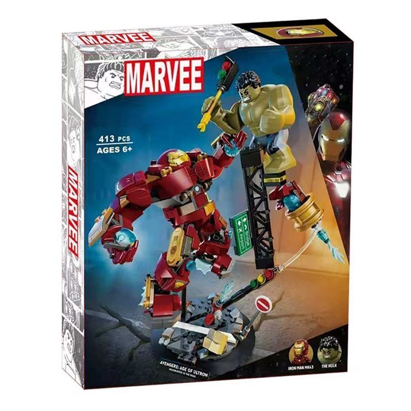 Конструктор Marvel 76343 Эпическая битва: Халкбастер против Халка