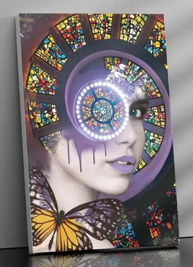 Картина по номерам ЦВЕТНОЙ МИР ЯРКИХ Девушка в стиле этно