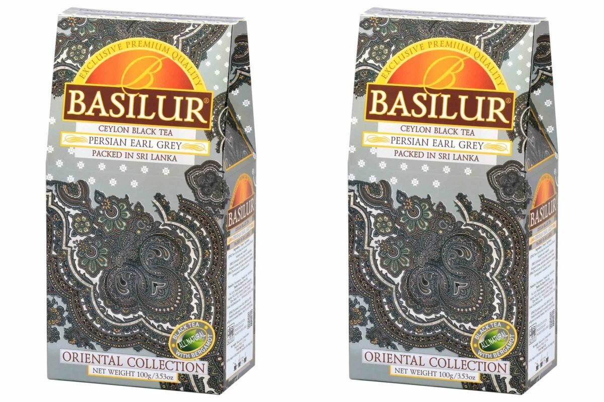 Basilur Чай чёрный , восточная коллекция , эрл грэй по-персидски, листовой, 100 г, 2 уп.