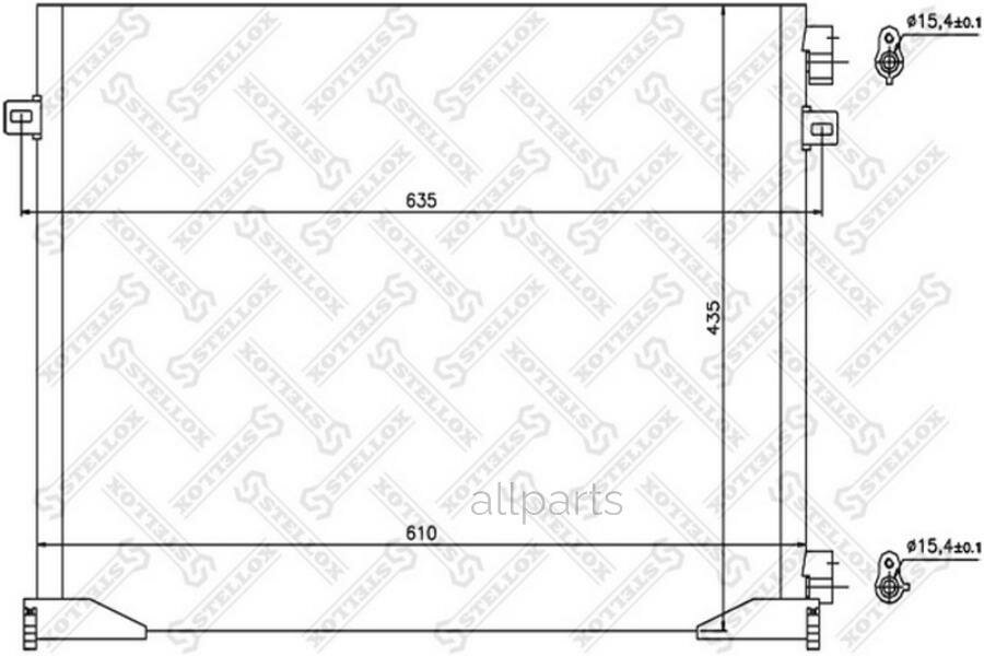 STELLOX 1045635SX радиатор кондиционера!\ Renault Trafic VI 2.0i 16V 06>