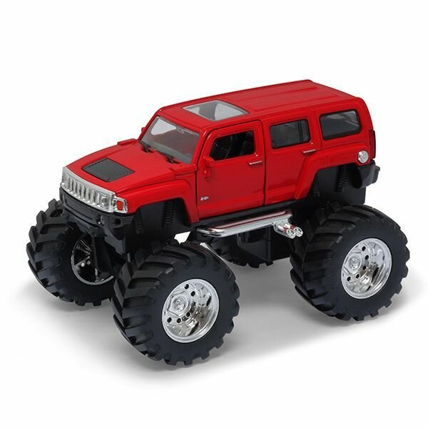 Машинка Welly 47001 Велли Модель машины 1:34-39 Hummer H3 Big Wheel