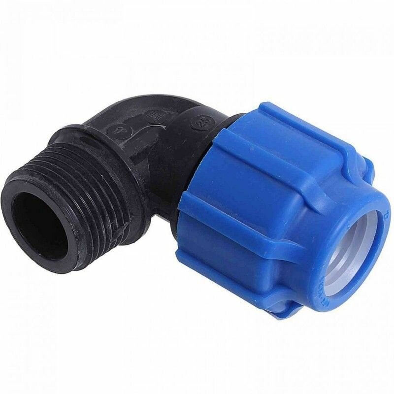 Угол ПНД Компрессионный переходной D 25 х 3/4" НР