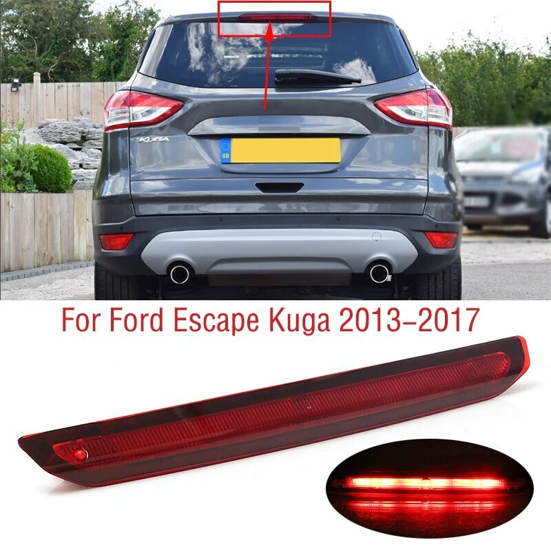 Автомобильный третий стоп-сигнал для Ford Escape Kuga 2013 2014 2015 2016 2017, дополнительный задний стоп-сигнал с высоким креплением