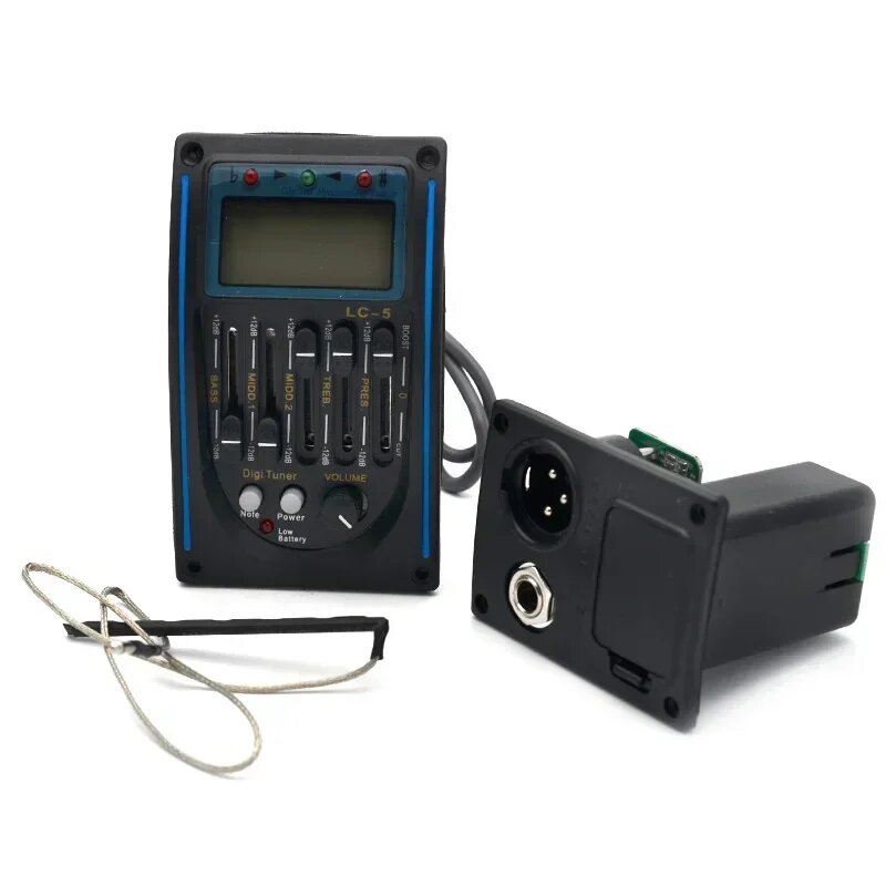 LC-5 Blue 5-полосный предусилитель для гитары, зеленый