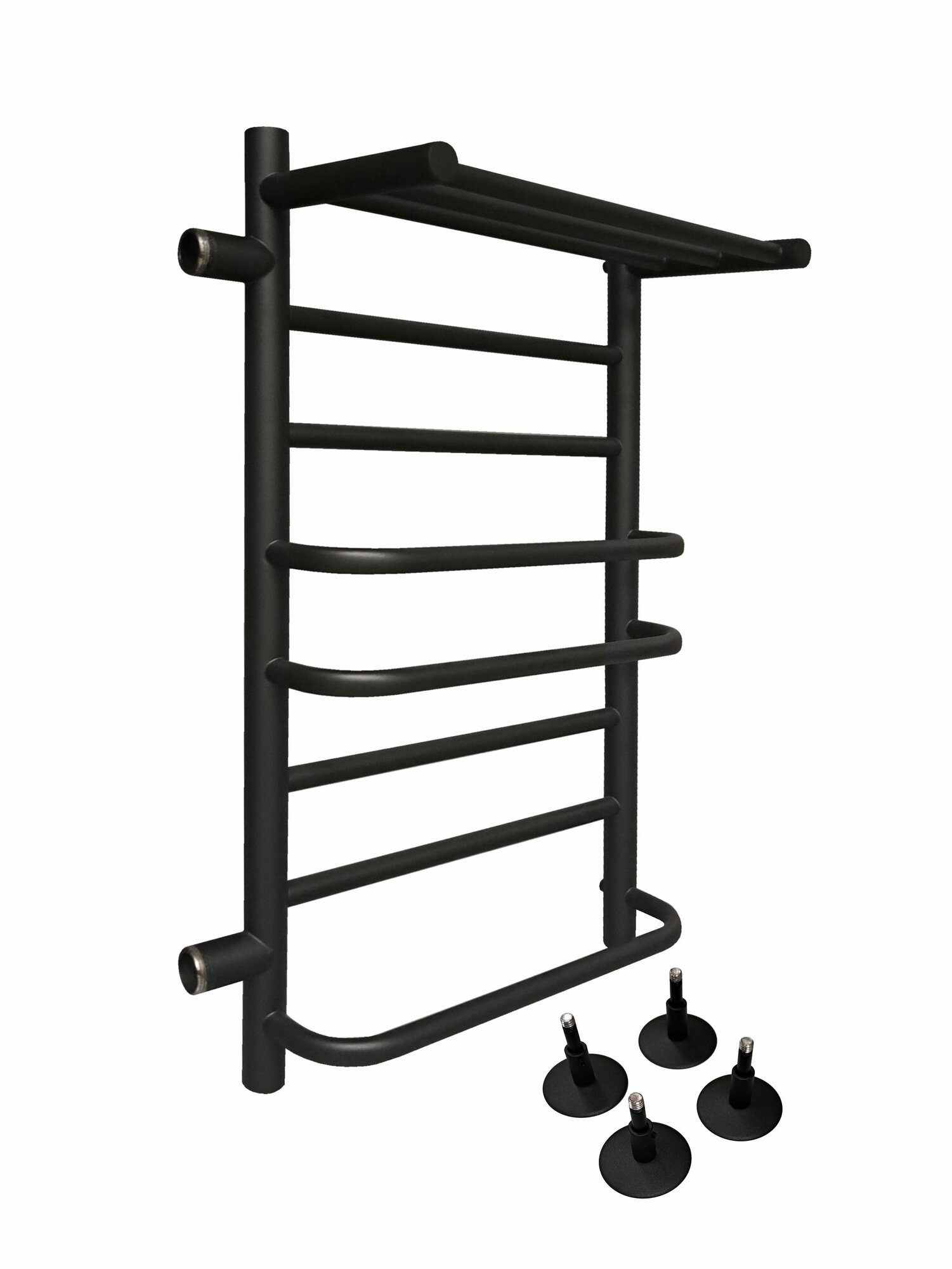 Полотенцесушитель с боковым подключением MySpace 80/40, с полкой