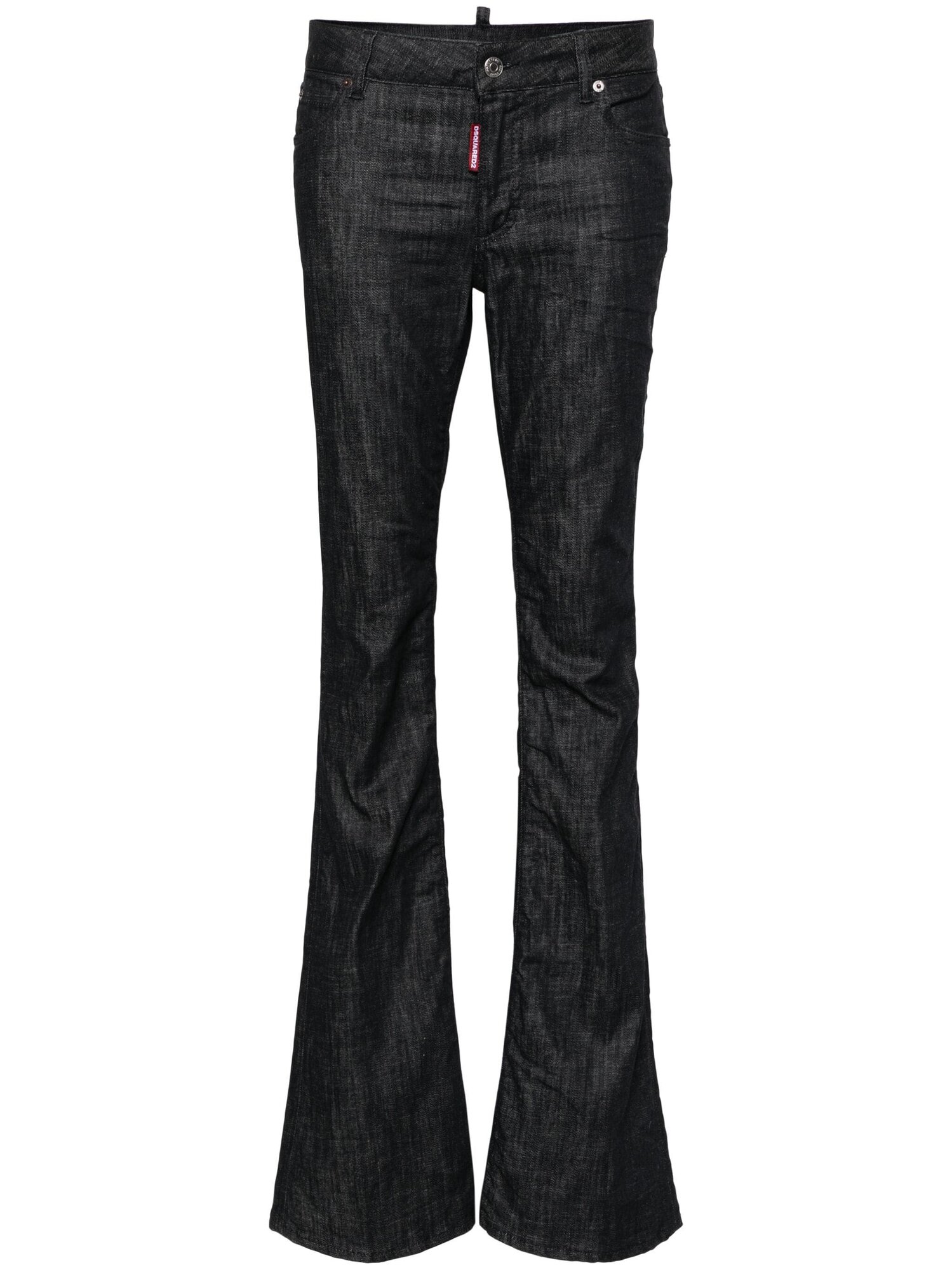 Джинсы клеш Mid-rise flared jeans 