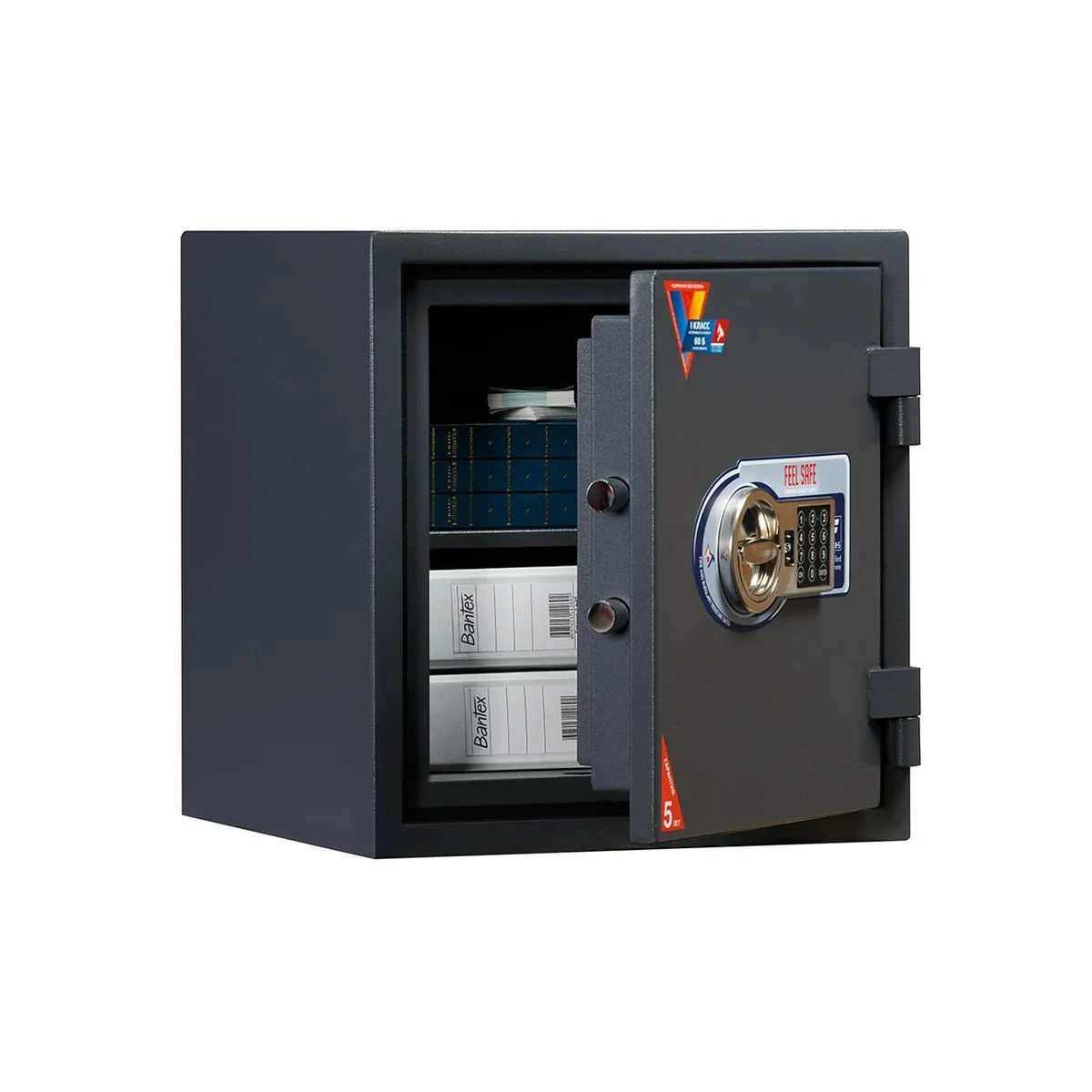 Огневзломостойкий сейф VALBERG гарант 46 EL, электронный, взломостойкость S1, огнестойкость 60Б, 460x440x440мм