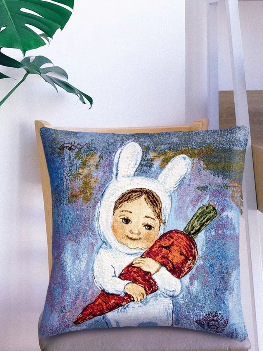 Гобеленовая наволочка 45х45 см. автор Нино Чакветадзе