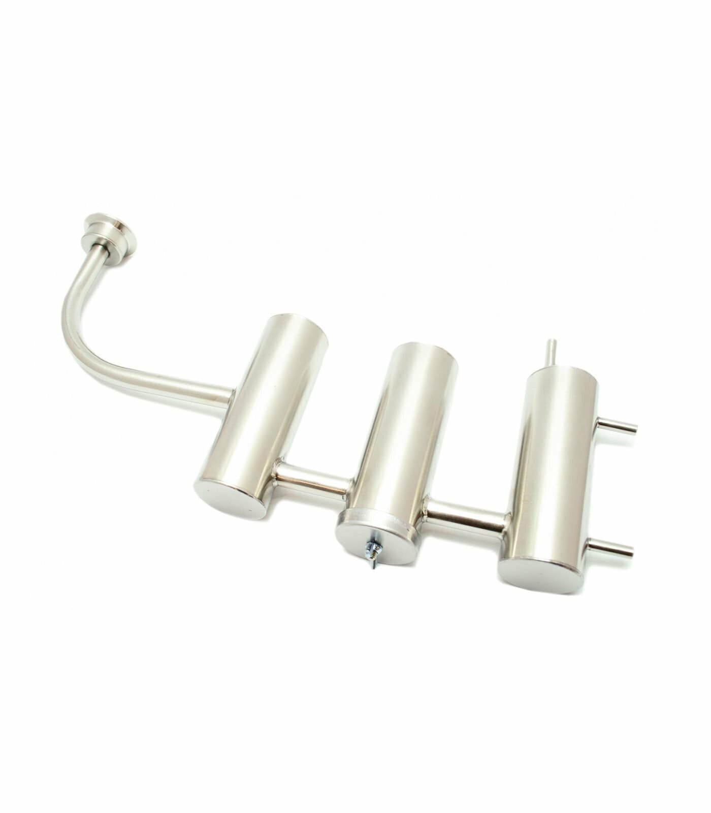 Дистилляционная голова "Рускомфорт №3" под кламп 1,5" с двумя сухопарниками