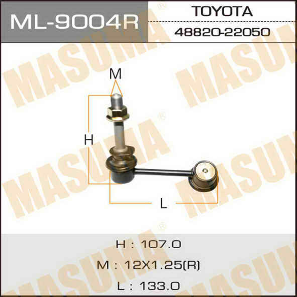 MASUMA ML-9004R (4882022050 / 4882022051) стойка стабилизатора