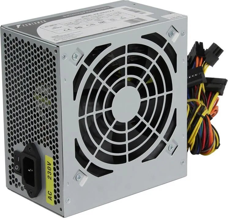 Блок питания IN-WIN ATX 500W PM-500ATX-F, 500Вт, 120мм, серый