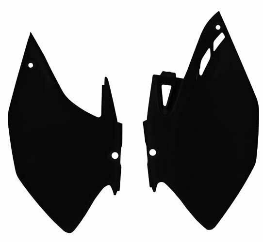 Боковины задние RTech R-FIWRFNR0007 YAMAHA WRF250 07-13, WRF450 07-11 черные для мотоцикла