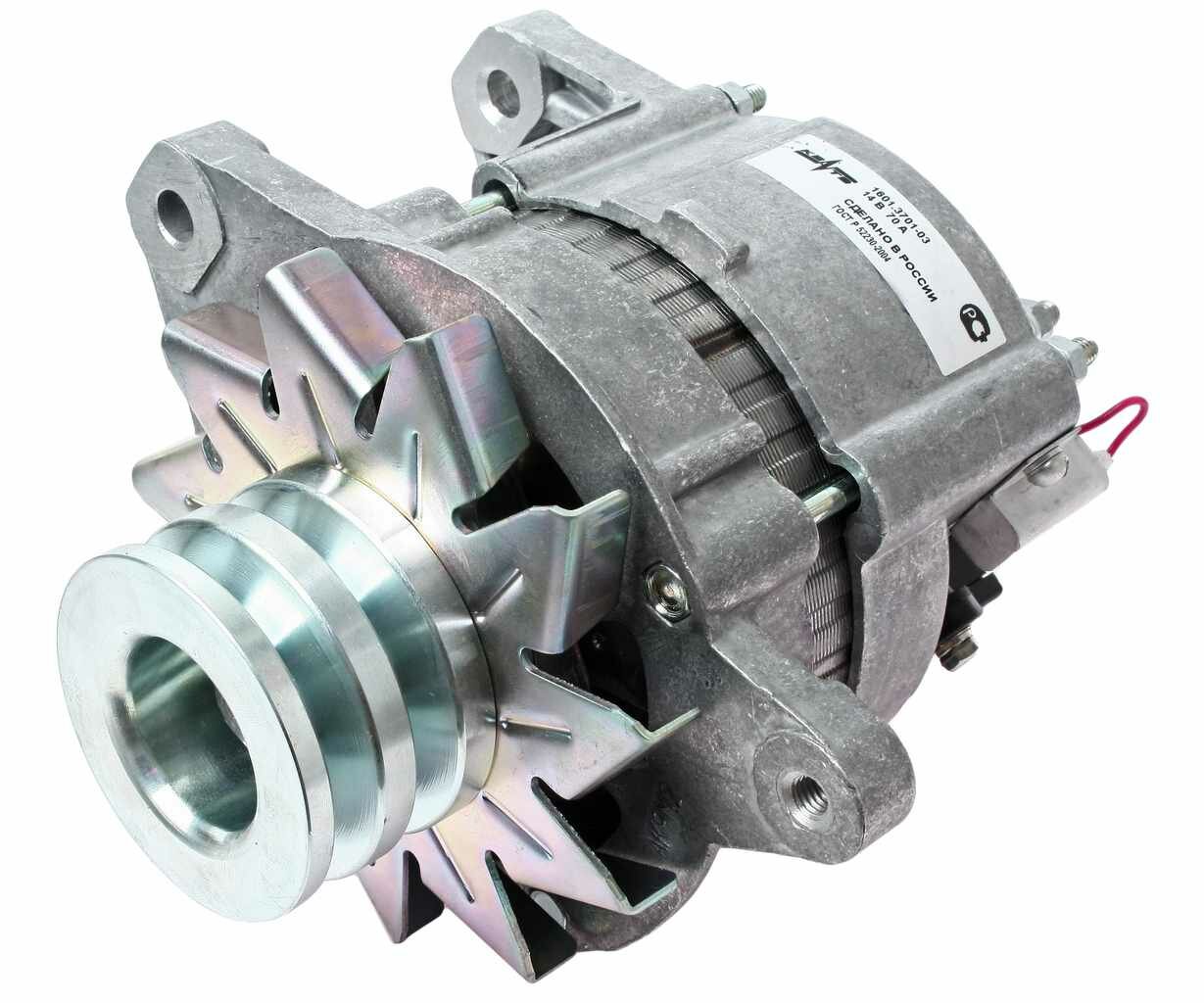 Генератор ГАЗ-3102,31029 дв. ЗМЗ-402.10,4021.10,4022.10 14В 70А (ЗиТ), 1601.3701000-03, Завод имени А. М. Тарасова